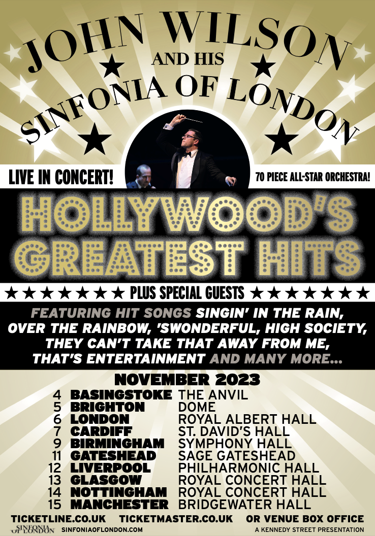 UK Tour: John Wilson - Hollywood's Greatest Hits - Matinee Musicals