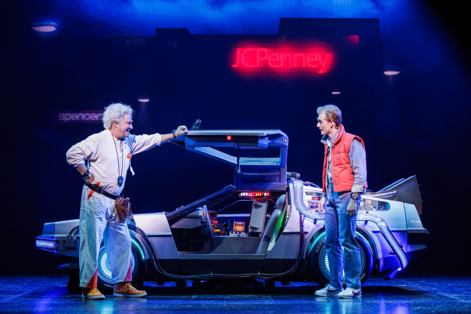 Roger Bart returns as Doc Brown in Back to the Future The Musical ...